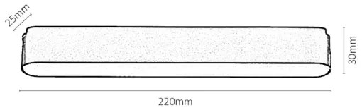 Rabalux 70112-LED Str. svíti. do 1-fáz. lišt. sys. LiTrack LED/12W/24V 22 cm