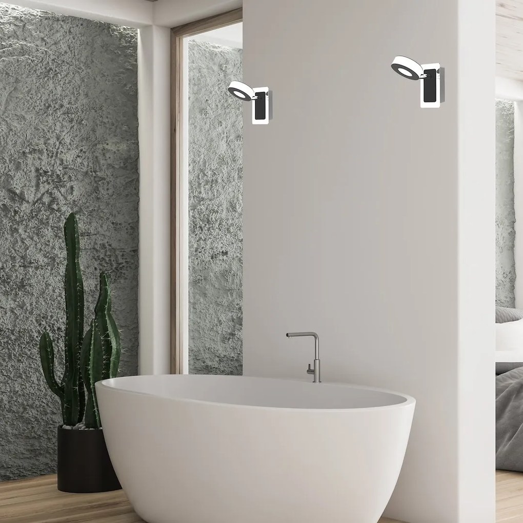 Nástěnné LED svítidlo Sole, 1x LED 5w, 4000k, ch/b