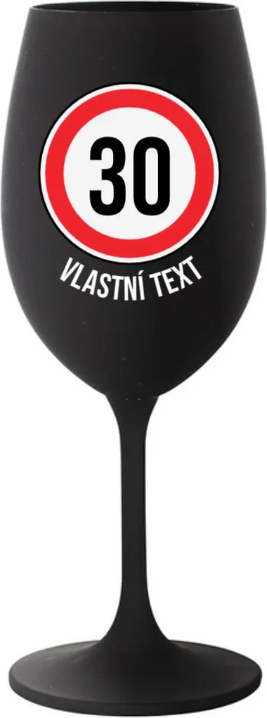 Personalizovaná sklenice - narozeninová dopravní značka