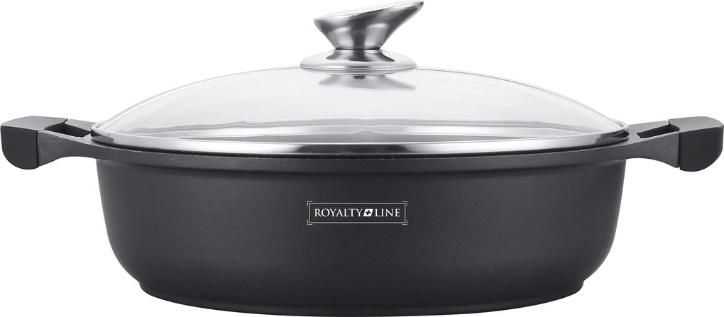 Royalty Line Mramorový kastrol s poklicí RL-BR26M o průměru 26 cm