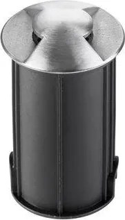 NV 9203112 Venkovní zapuštěné svítidlo do země BANG nikl satén hliník LED 1W 3000K IP67 100-240V 42st. vč. driveru - NOVA LUCE