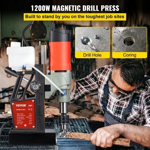 Magnetická vrtačka, 1200 W 4 cm vrtací průměr