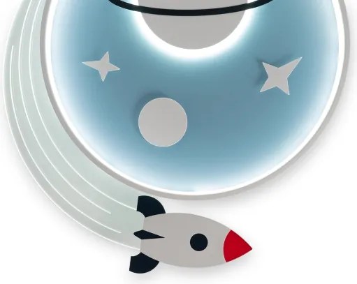 Brilagi -LED Dětské stropní svítidlo STARSHIP LED/64W/230V 3000/4500K modrá
