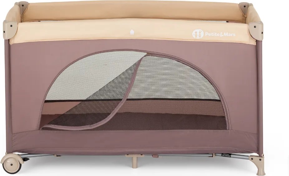 Petite & Mars Postýlka cestovní Nyja Elegant Dreamlines Mocha