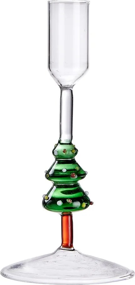X-MAS Svícen stromeček - čirá