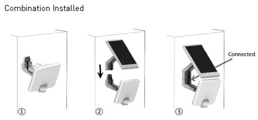 LED Solární nástěnné svítidlo se senzorem LED/12W/3,7V 4000 mAh IP54
