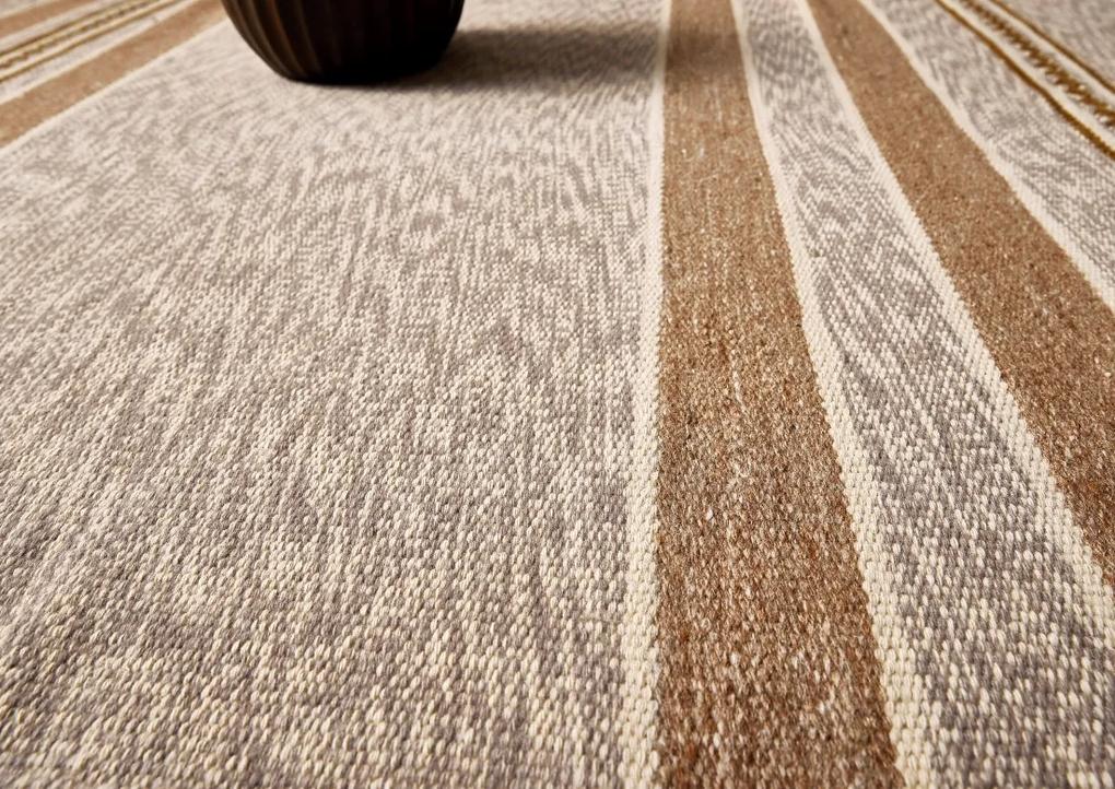 Diamond Carpets koberce Ručně vázaný kusový koberec Wild West DESP HL62 Natural Brown Rozměry koberců: 140x200