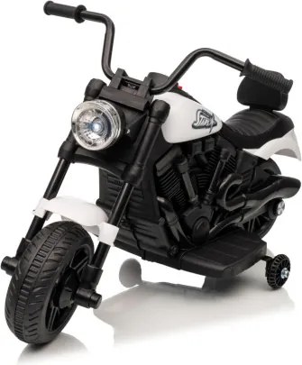 Elektrická motorka STAR bílá