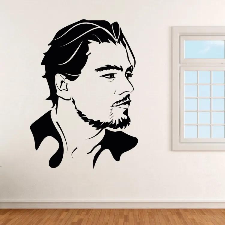 Leonardo DiCaprio - vinylová samolepka na zeď 115x83cm
