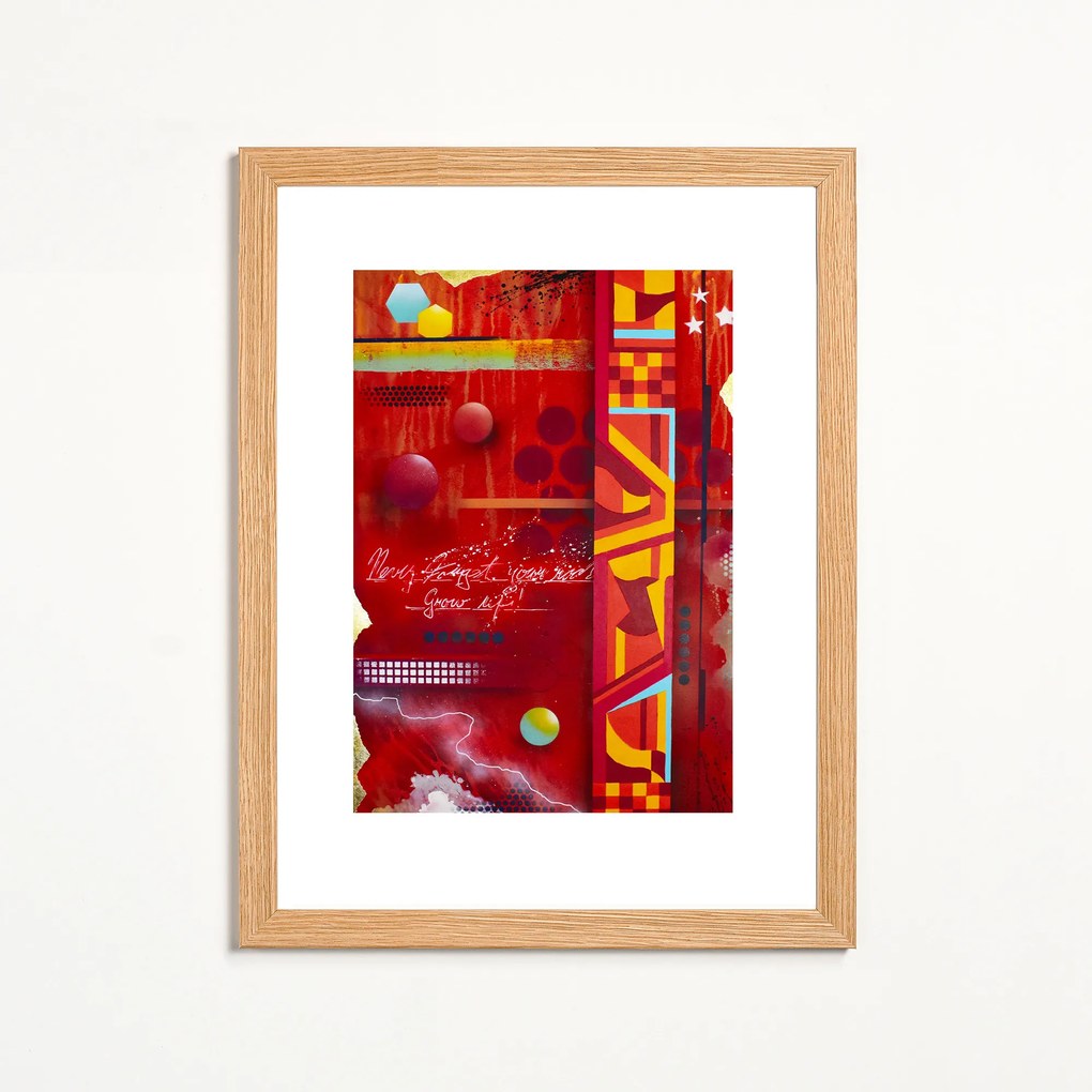 Maezo | Claudia Rám: Dubový, Velikost: 40 x 30 cm