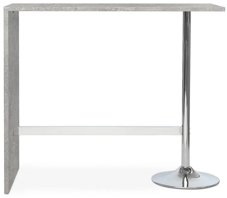 FARELA Barový stůl Paro, 120 cm, beton