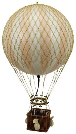 Designové světlo horkovzdušný balón Mademoiselle Pink 30cm
