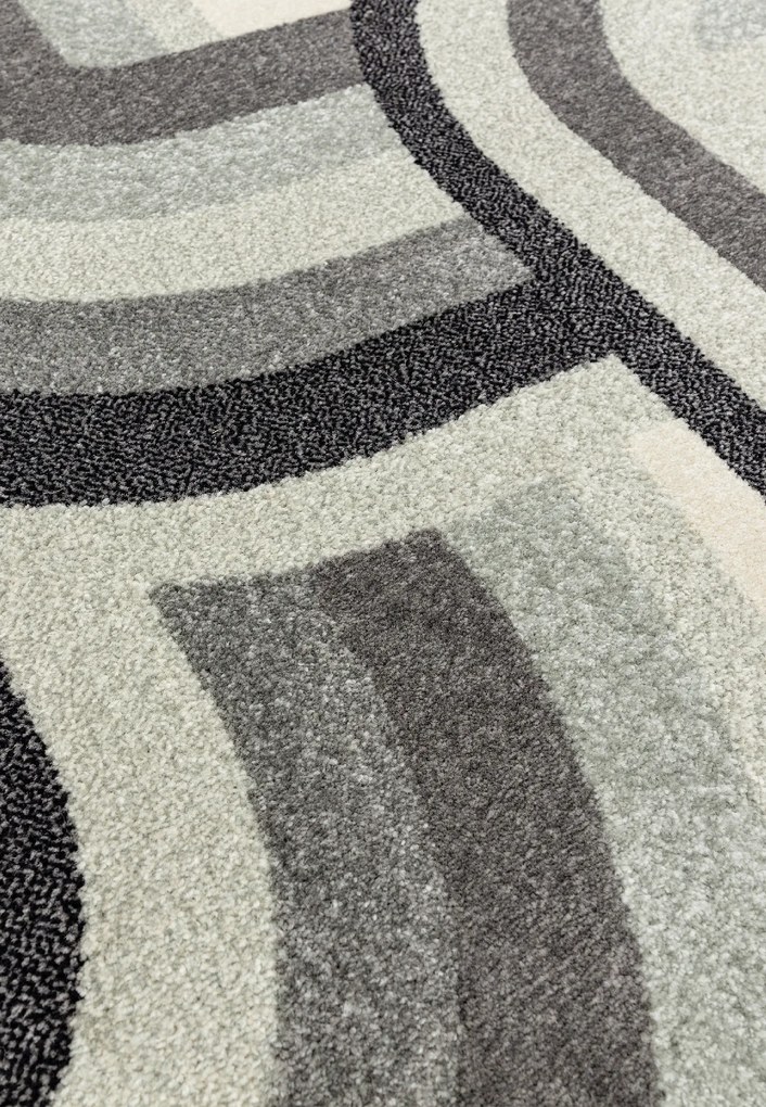 Tribeca Design Kusový koberec Dinamo Retro Grey Rozměry: 160x230 cm