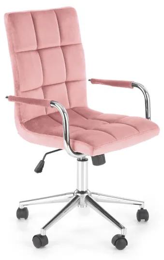 Dětská židle GONZO, 54x98-109x45, růžová velvet