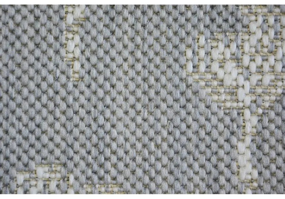 Kusový koberec Kvítky šedý 120x170cm