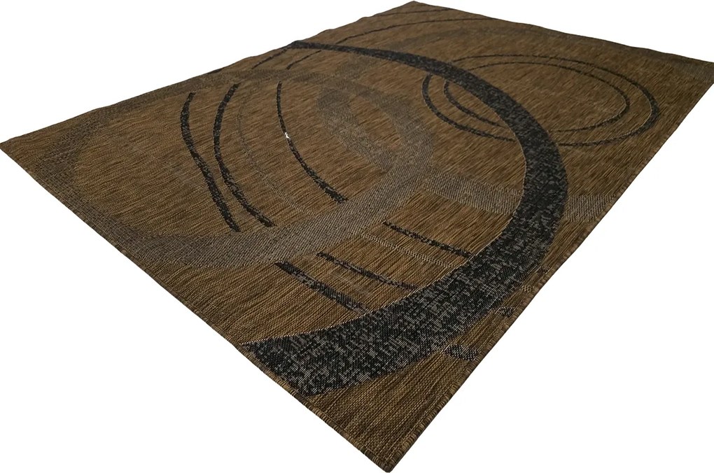 BE Koberec Eqos 0003 BROWN - hnědý obdélníkový Rozměr: 80x150 cm