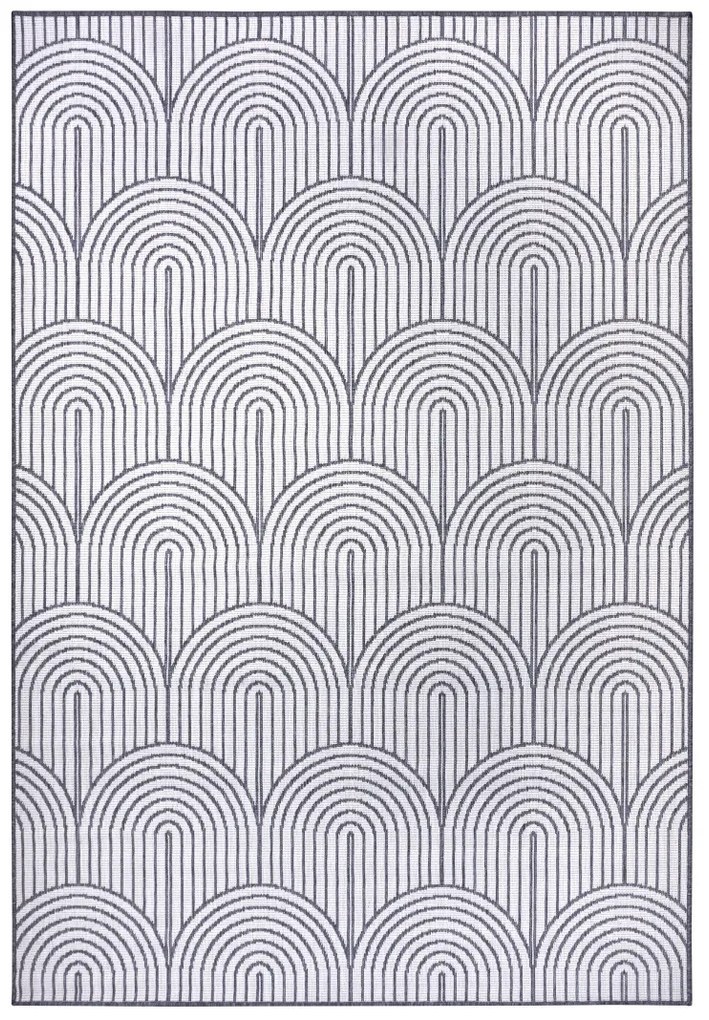 Hanse Home, Kusový koberec Pangli 105851 Silver – na ven i na doma, 80x150, šedá, chodba / předsíň