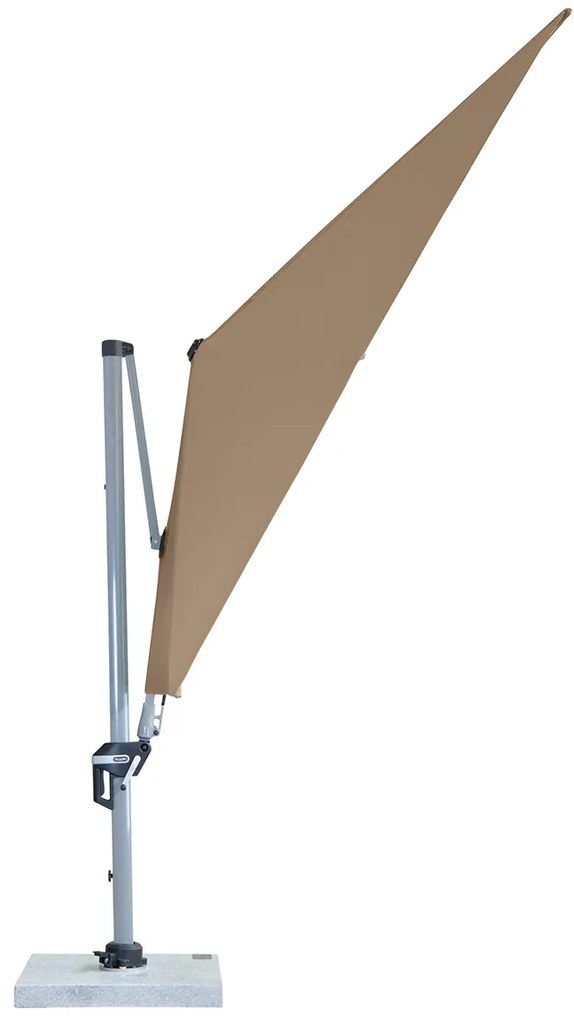 Slunečník DOPPLER Active výkyvný 350 x 260 cm greige