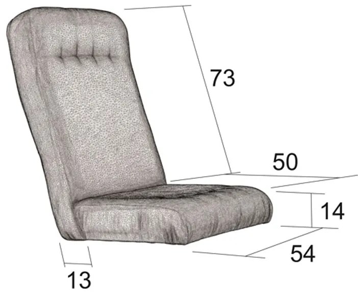 Bradop Křeslo RIK R71 H - HNĚDÁ 519 - ARTEMIS-519