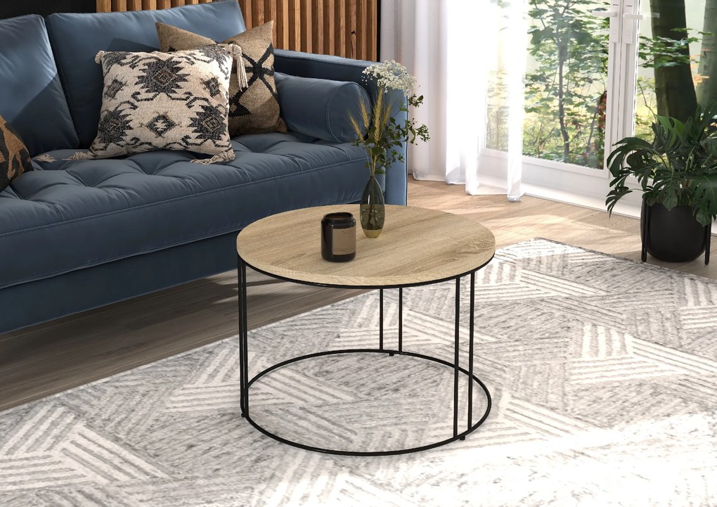 ADRK Furniture Konferenční stolek NOEL CT-NOE-B-S