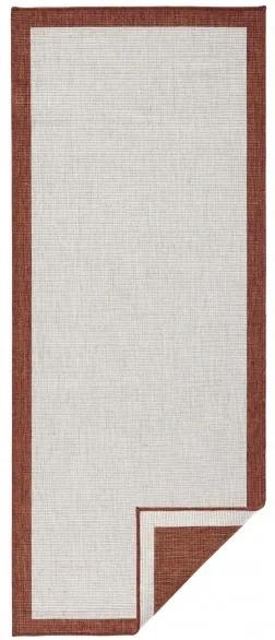 NORTHRUGS - Hanse Home koberce Kusový koberec Twin-Wendeteppiche 103106 creme terra – na ven i na doma - 80x150 cm