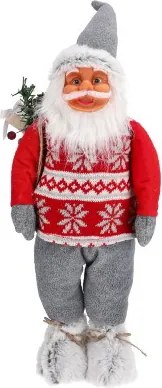 Vánoční figurka látkového Mikuláše 60 cm