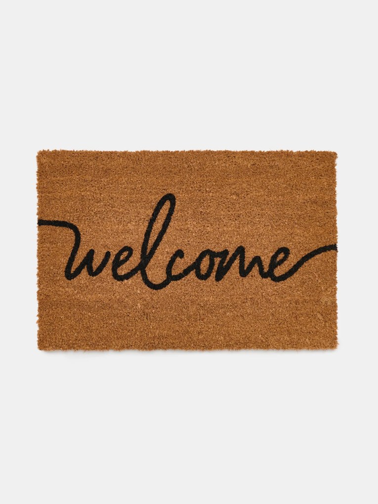 Sinsay - Rohožka s nápisem Welcome - béžová