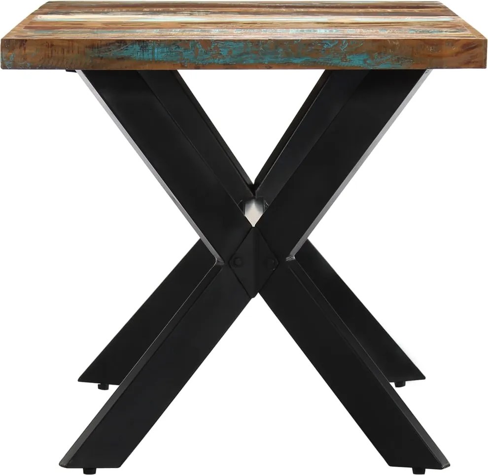 Jídelní stůl 140 x 70 x 75 cm masivní recyklované dřevo 247439