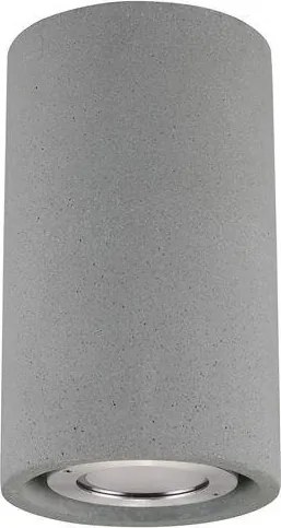 NV 9540210 Venkovní stropní svítidlo EMILE šedý beton skleněný difuzor LED 5W 3000K 120-230V IP65 - NOVA LUCE