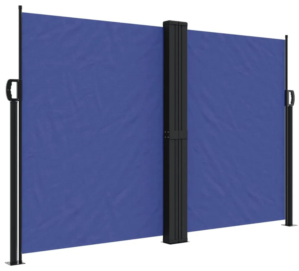 Zatahovací boční markýza modrá 160 x 600 cm,  4004626