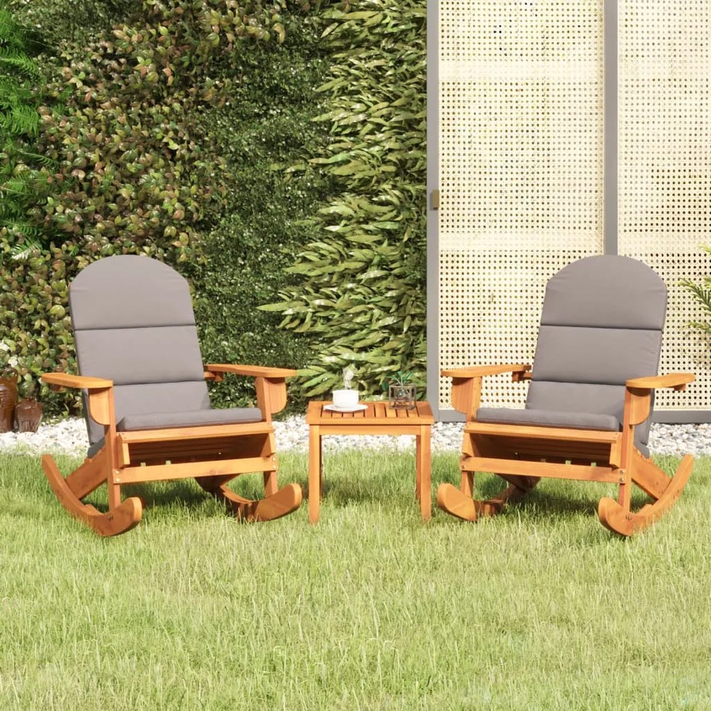 3dílná sada zahradního nábytku Adirondack masivní akácie 3152129