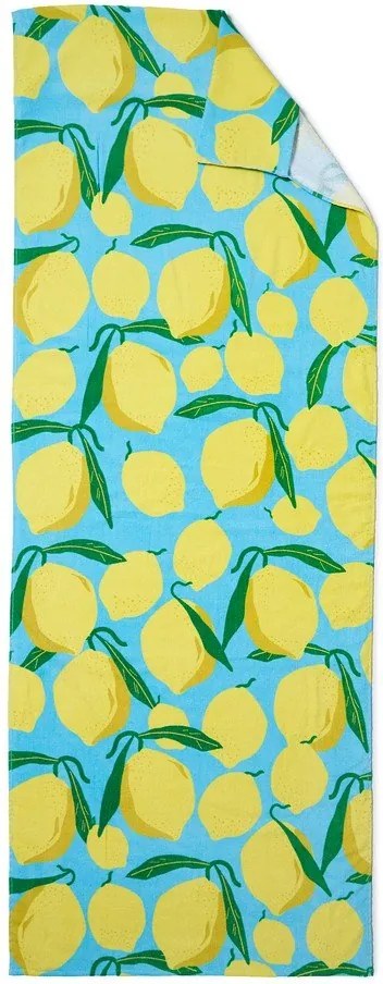 Bavlněná plážová osuška 92x180 cm Lemons Lounger – Catherine Lansfield