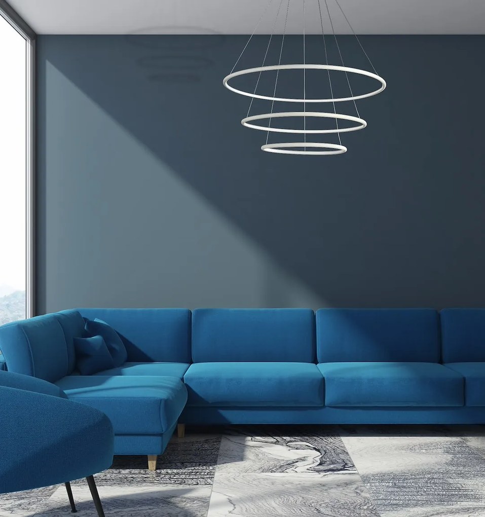Závěsné LED svítidlo Orion, 3x LED 99w, 3000k, w
