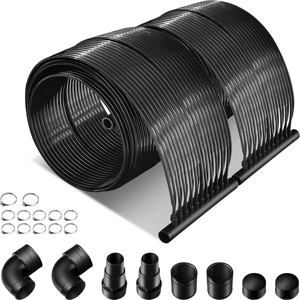 Costway Ohřívač bazénu solární kolektorové panely pro 25800 l podzemní