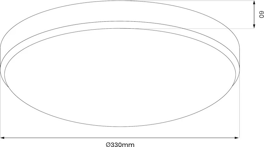 Stropní LED svítidlo Maya, 1x LED 15w, 4000k, ch