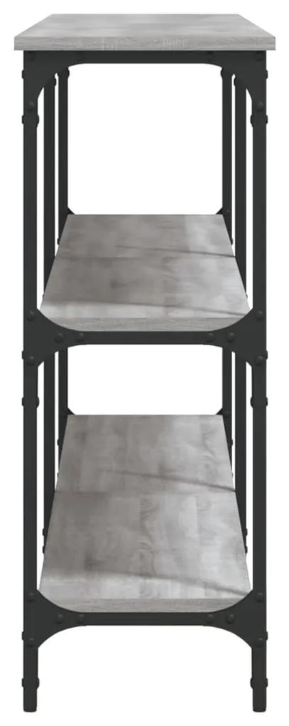 Konzolový stolek šedý sonoma 200 x 29 x 75 cm kompozitní dřevo