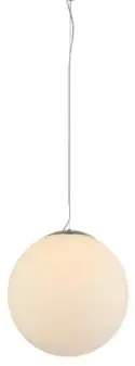 Kovový lustr bílé Ball 25