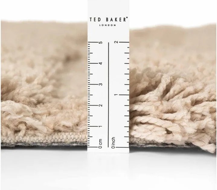 Béžový ručně tkaný kulatý koberec ø 150 cm Lambeth Jasper – Ted Baker