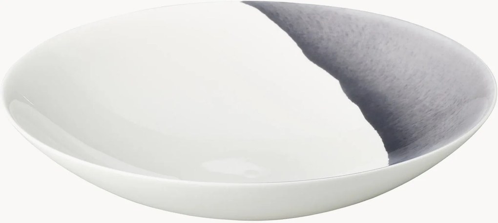 Sada hlubokých talířů z kostního porcelánu Silhouette, 6 dílů