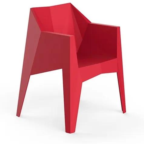 VONDOM - Židle VOXEL - červená