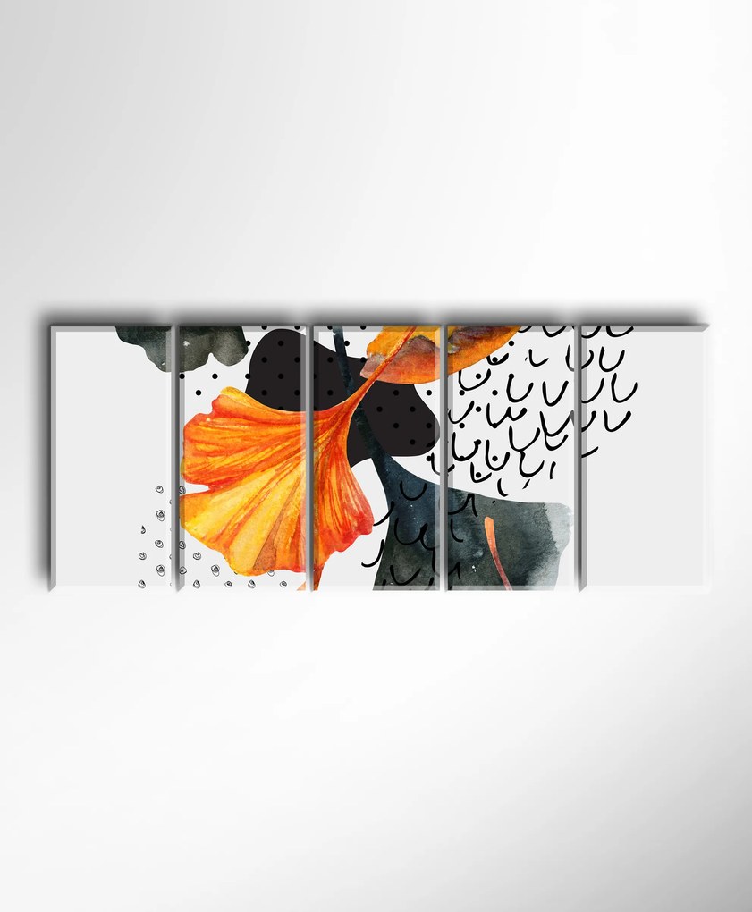Malvis ® Obraz Grafická koláž Ginkgo ROZMĚR (šířka x výška): jednodílný obdélník 60x40 cm