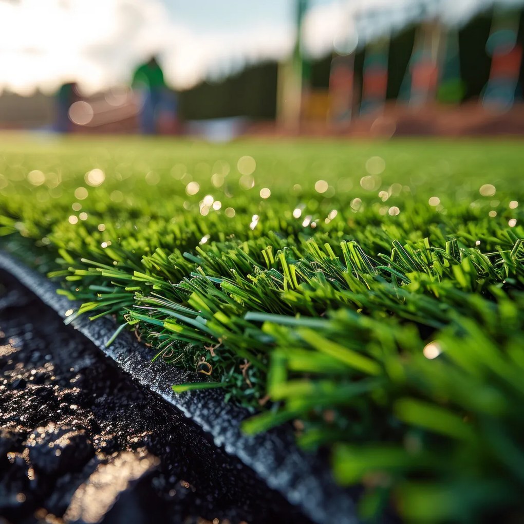 Umelá tráva Botanic, vyrezať kruh, šíře 2m,4m, zelená, Europe Grass