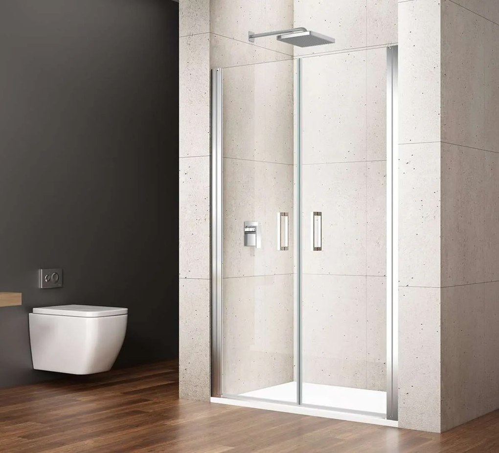 Gelco Loro - Sprchové dveře dvoukřídlé 90 cm, čiré sklo/chrom GN4390