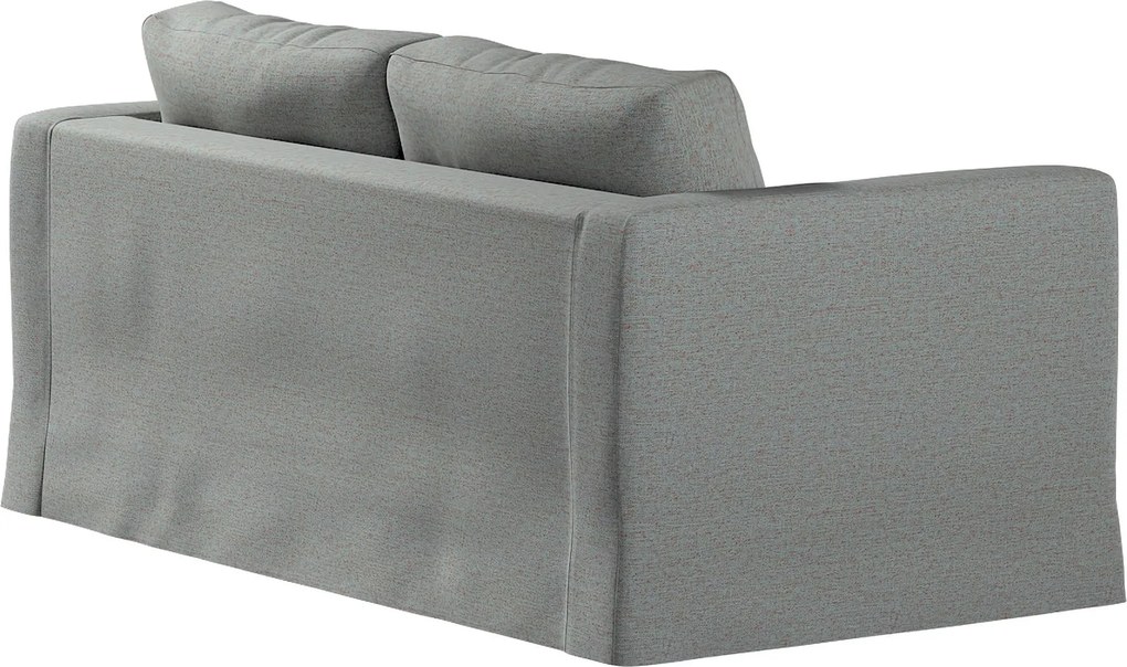 Potah na pohovku IKEA Karlstad 2-místná , nerozkládací, dlouhý barva modrá látka pletený vzor