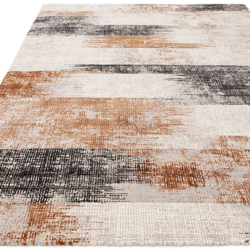 Tribeca Design Kusový koberec Zoom Lines Terracotta Rozměry: 120x170 cm