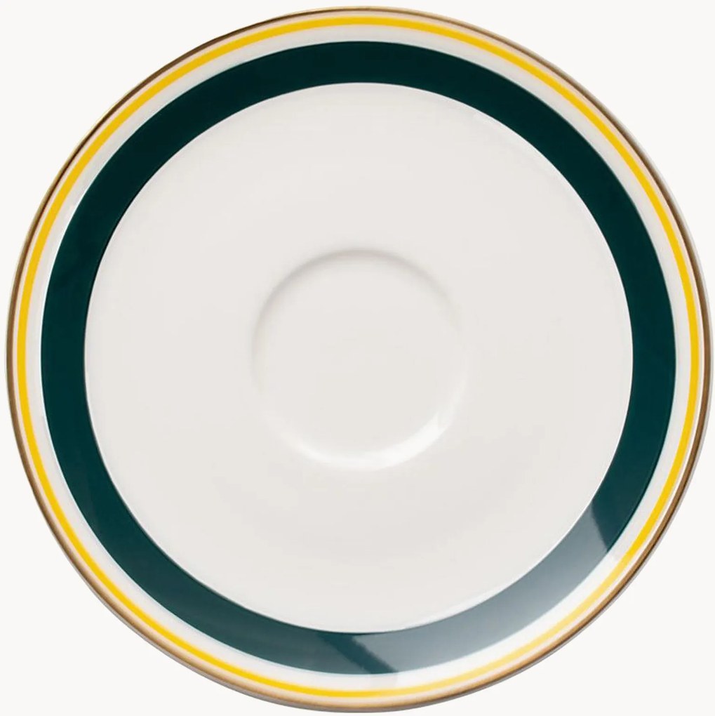 Sada podšálků z kostního porcelánu Capri, 6 dílů