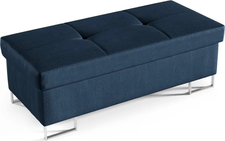Eka Podnožka WILIAM 105 cm Barva látky: Žlutá (Kronos 01)
