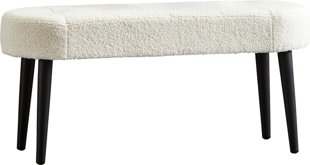 XXXLutz TABURETOVÁ LAVICE, kov, textil, 95/46/38 cm MID.YOU - Online Only lavice - 001749097402