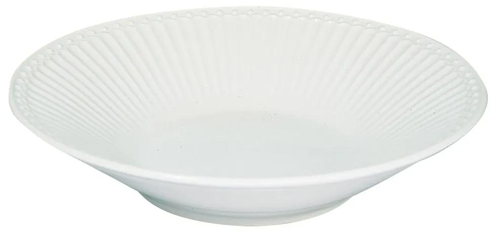 Bílý hluboký porcelánový talíř ø 23 cm Alice – Green Gate