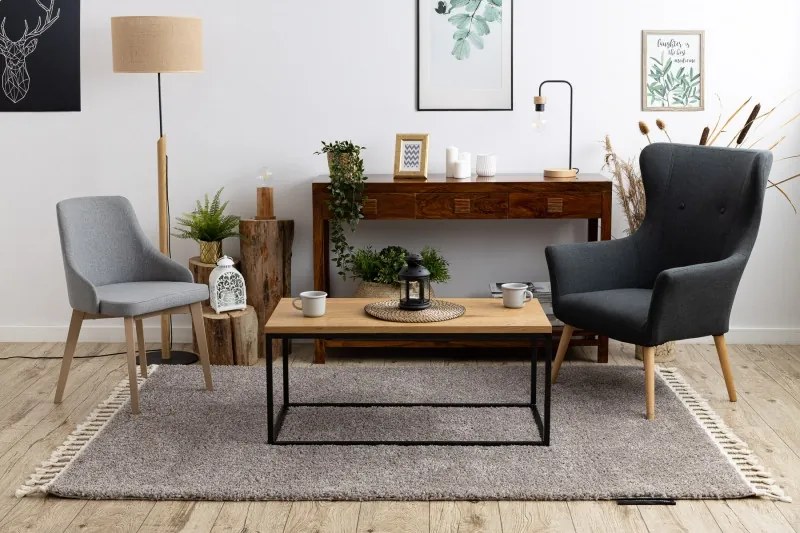 Dywany Łuszczów, Kusový koberec Berber 9000 brown, 80x150, hnědá, ložnice